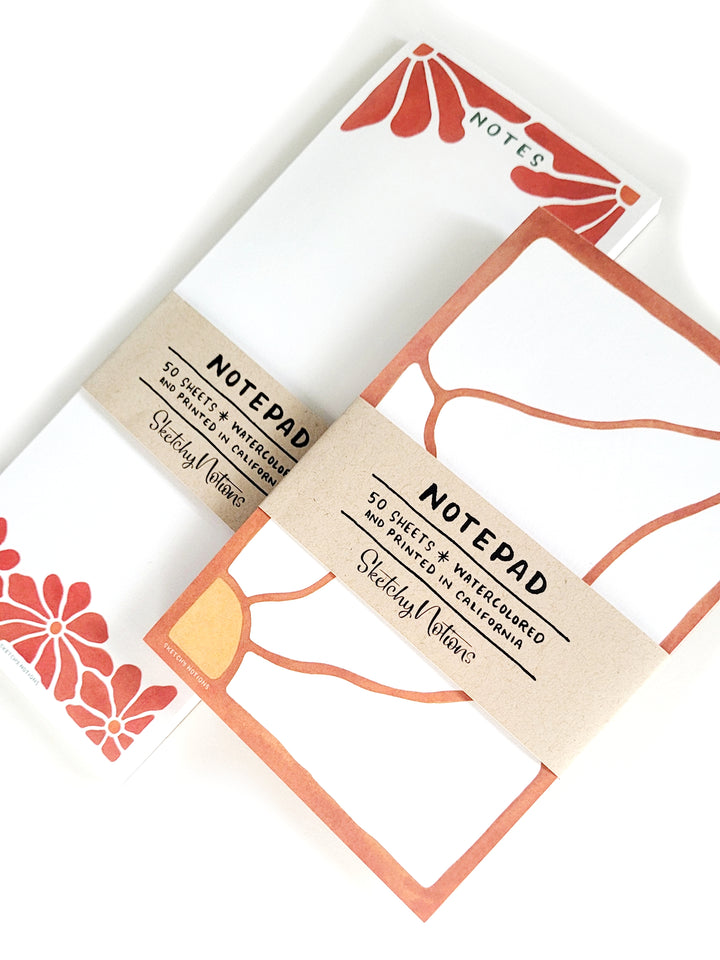 New Colorful + Cheerful Watercolor Stationery by Sketchy Notions