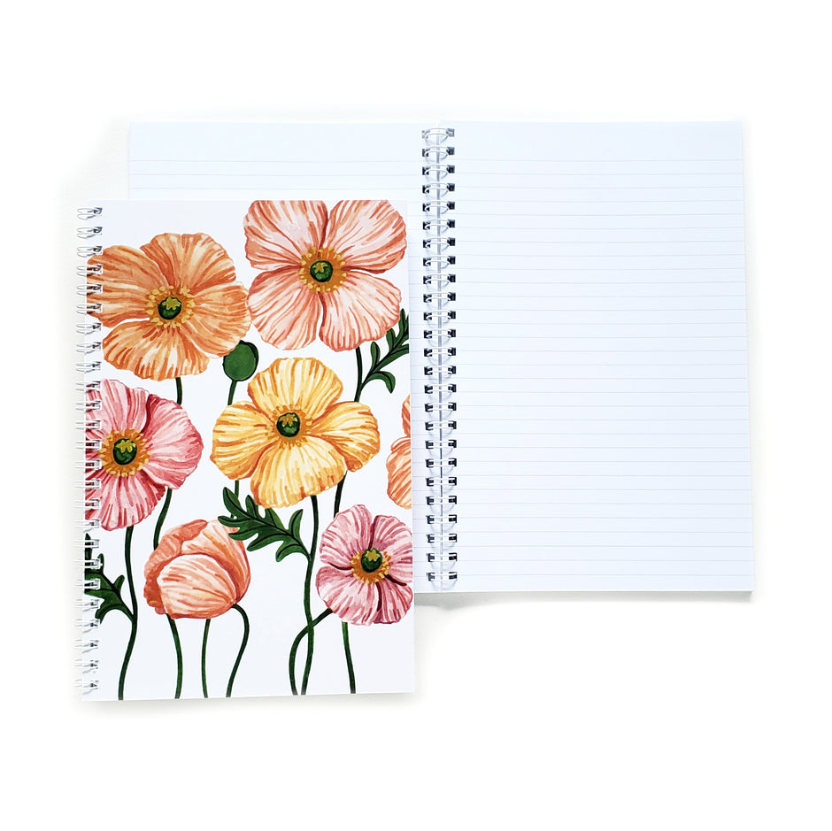 Coil-bound Notebooks with Watercolor Illustrated Covers – Sketchy Notions